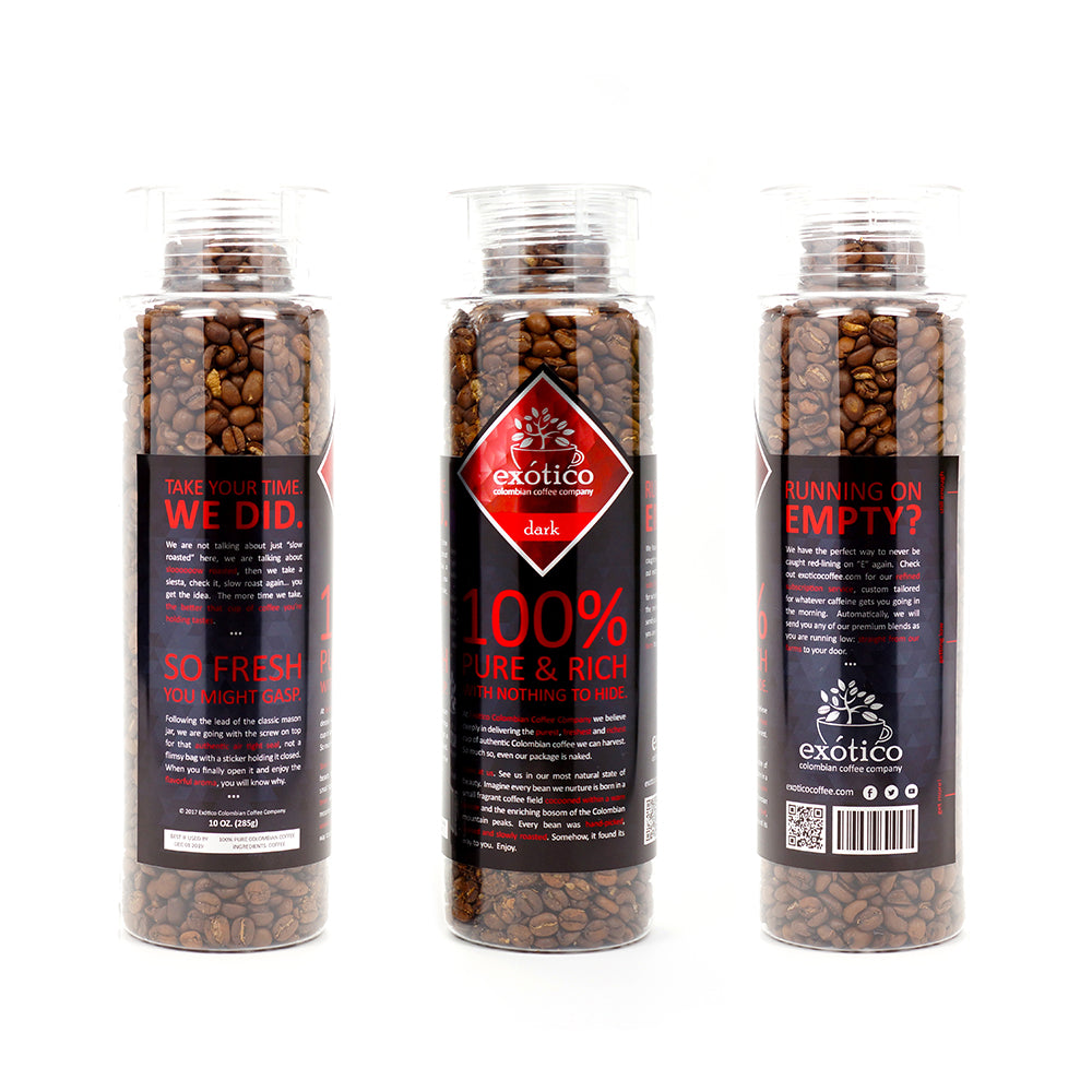 Exótico Cafe Beans: Colombian Coffee (Dark) – exoticocoffee